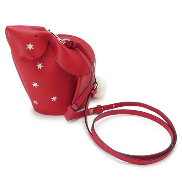 Loewe | Bags | Loewe Bunny Bag Rabbit Star Pochette Mini Red | Poshmark
